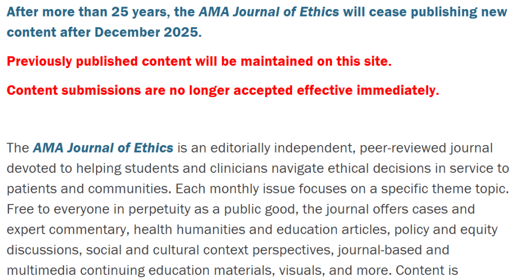 Une disparition sans explication : AMA Journal of Ethics | Rédaction ...